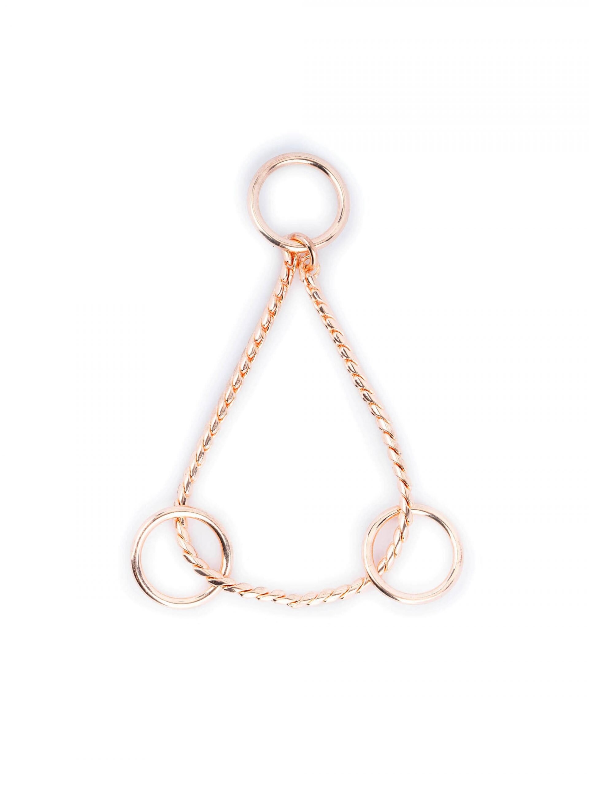 Martingale Snake Chain for Dog Collar Brass Rose Gold 3 Mm - Etsy