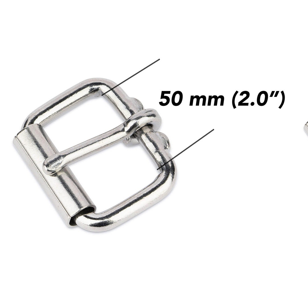 Heavy Duty Roller Buckle - 50 Mm Dog Collar Buckle - Strong Stainless ...