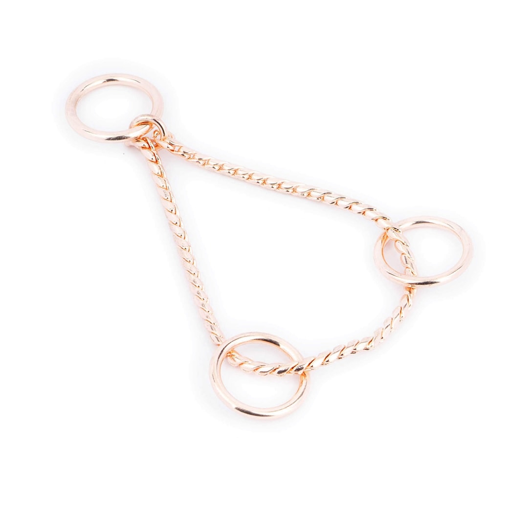 Martingale Snake Chain for Dog Collar – Brass Rose Gold 3 Mm - Metal ...