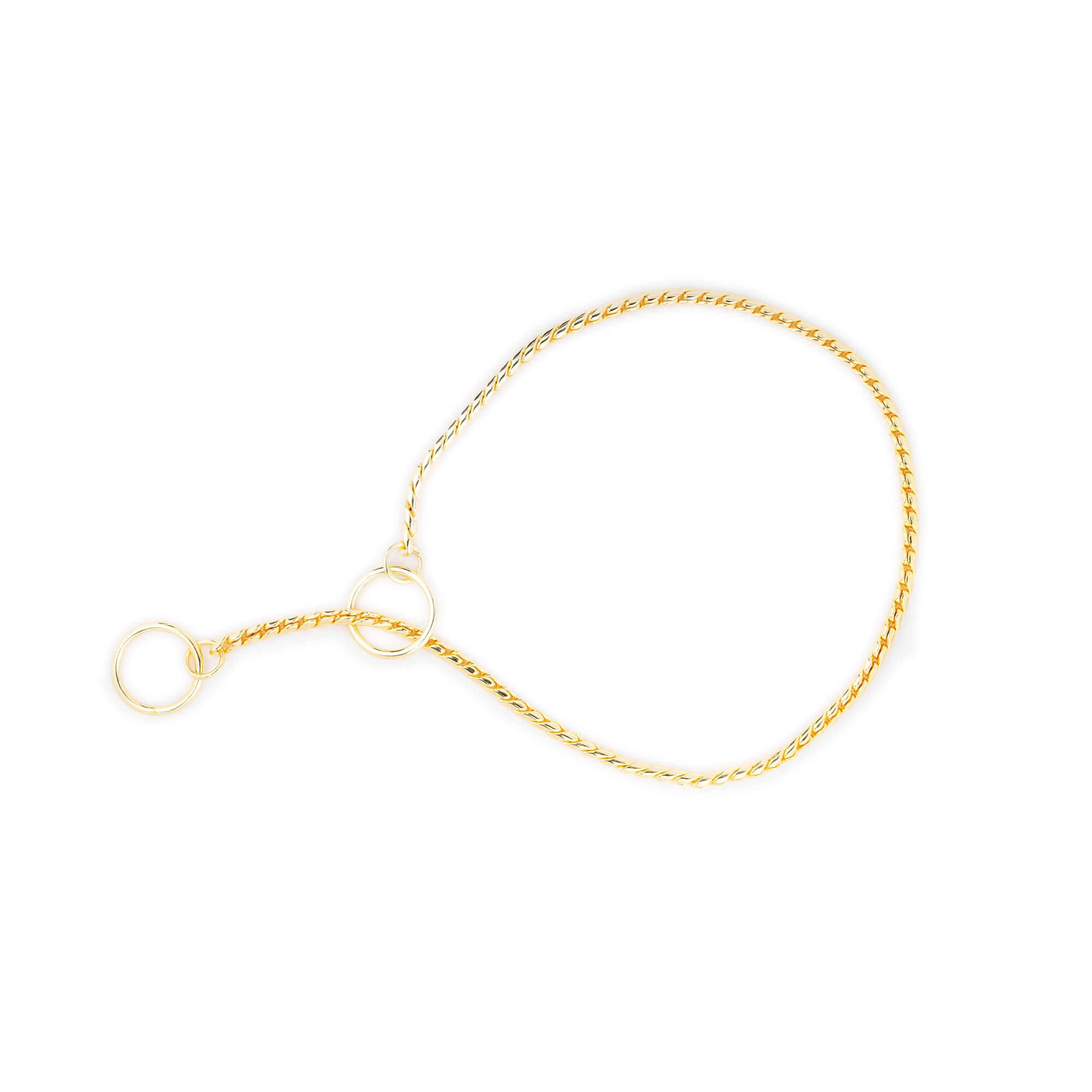 Snake Chain Show Choke Collars 5 Mm Gold Chain Dog Collar - Etsy