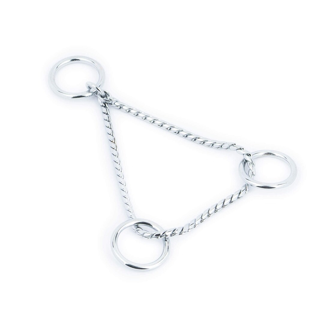 Martingale Snake Chain for Dog Collar – Brass Silver Chrome 3 Mm ...