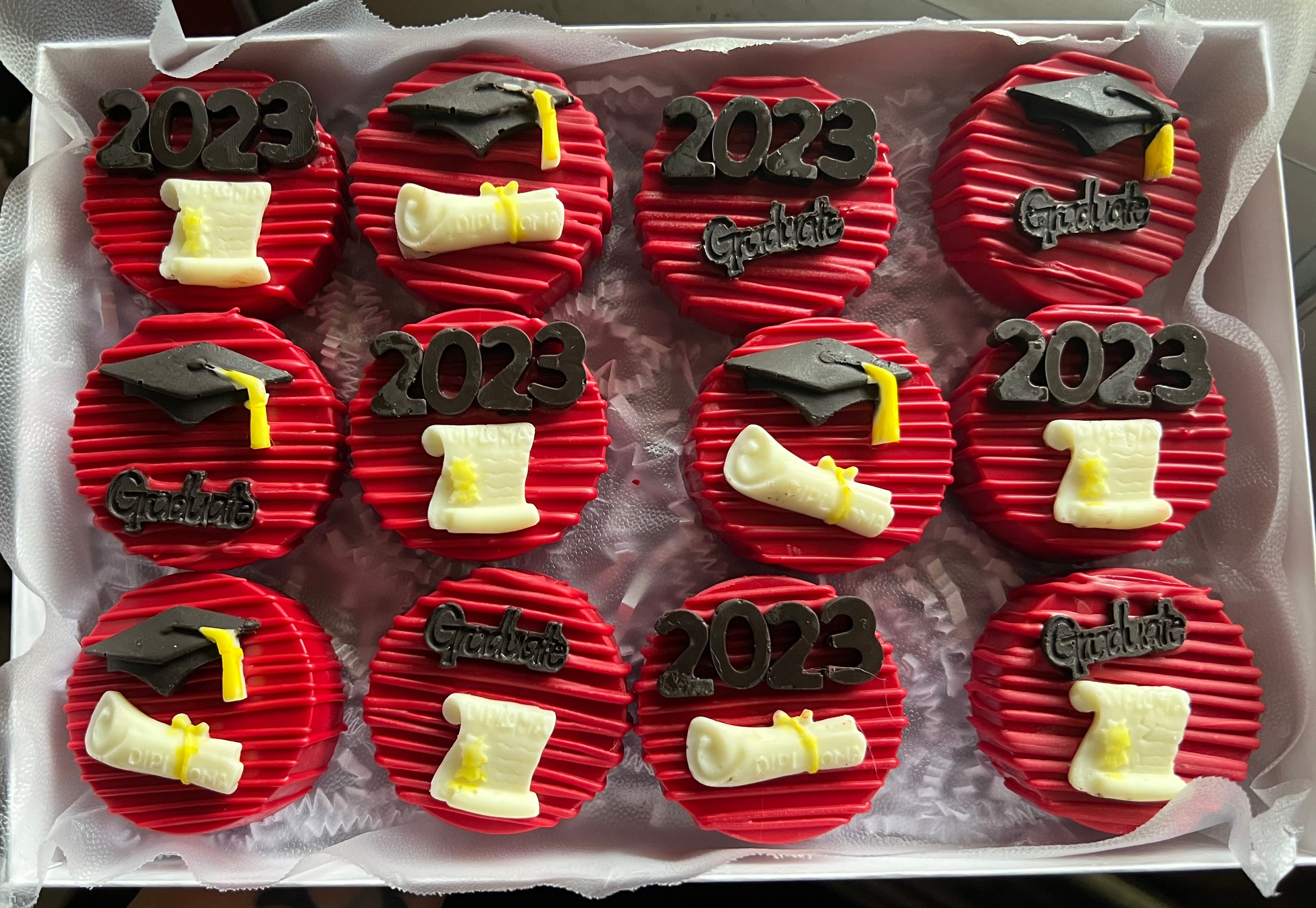 Graduation Chocolate Covered Oreos 48 Count - Etsy