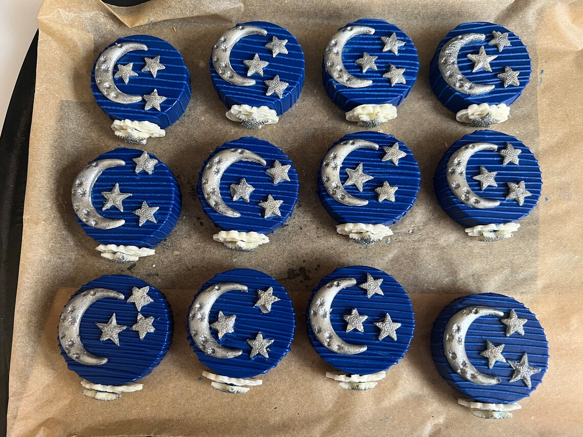 Twinkle Little Star Baby Shower Chocolate Covered Oreos 12 Count - Etsy