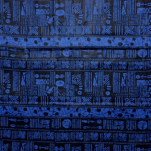 African Print Fabric, Ankara - Blue Fabric - Etsy