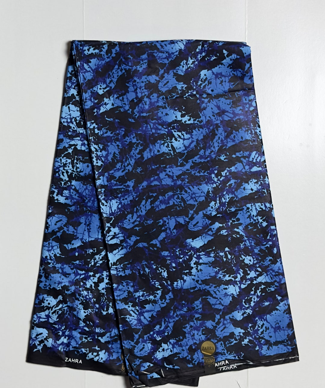 African Print Fabric, Ankara -blue Fabric - Etsy