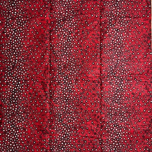 African Print Fabric, Ankara - Red Fabric - Etsy