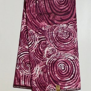 African Print Fabric, Ankara - Pink Fabric - Etsy
