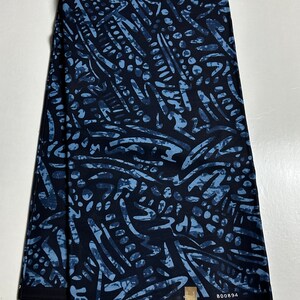 African Print Fabric, Ankara - Blue Fabric - Etsy