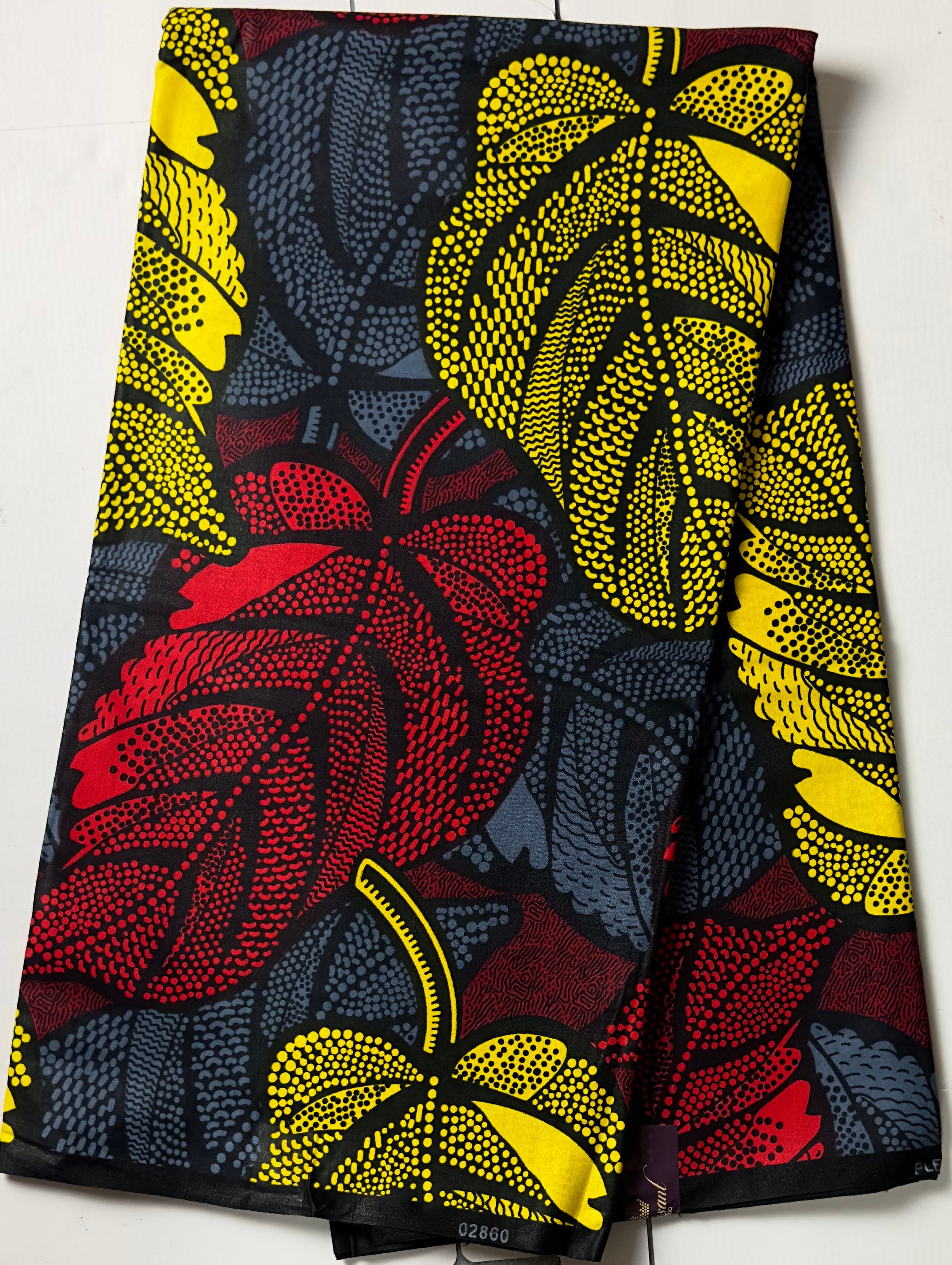African Fabric - Ankara - Yellow African Print Fabric - African ...