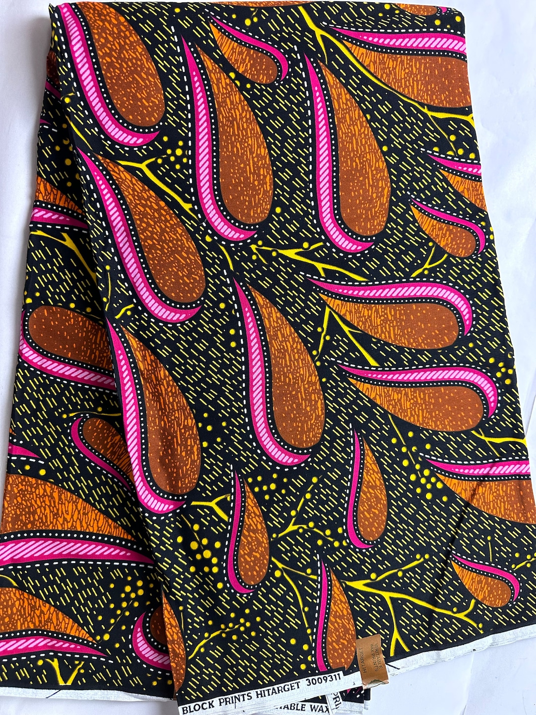 African Fabric Ankara Pink African Print Fabric African Clothing Fabric ...