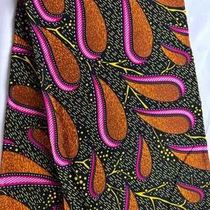 African Fabric Ankara Pink African Print Fabric African Clothing Fabric ...
