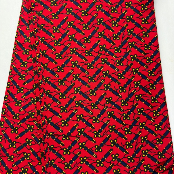 Red Ankara - Etsy