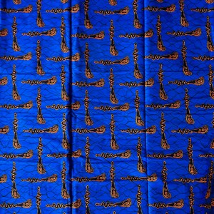 African Print Fabric, Ankara - Blue Fabric - Etsy