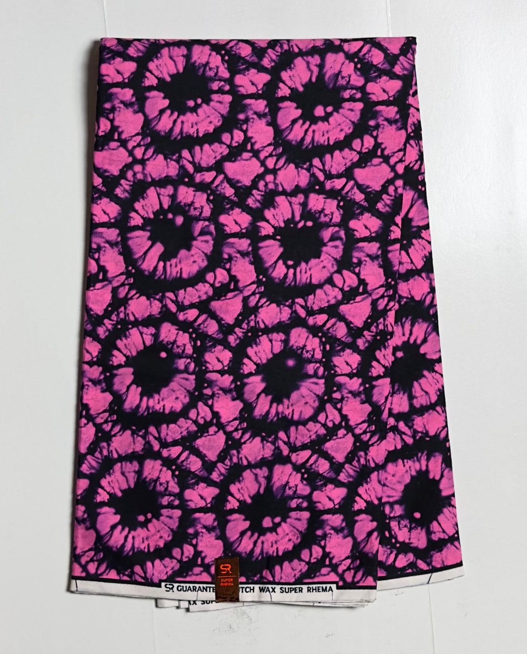 African Print Fabric, Ankara - Pink Fabric - Etsy