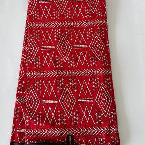 African Print Fabric, Ankara - Red Fabric - Etsy