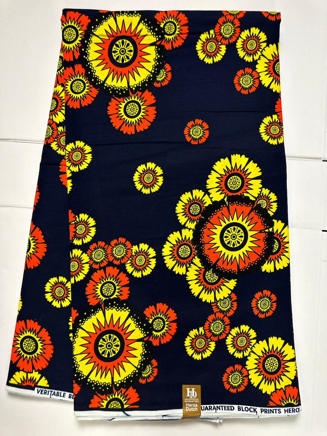 African Fabric, Yellow Ankara, African Clothing, Cotton African Fabric ...