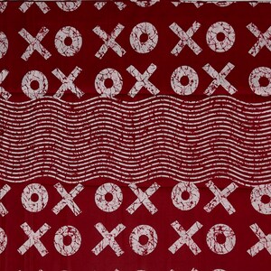 African Print Fabric, Ankara - Red, White Fabric - Etsy