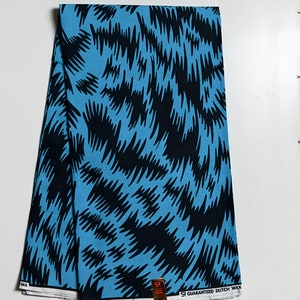 African Print Fabric, Ankara - Blue Fabric - Etsy