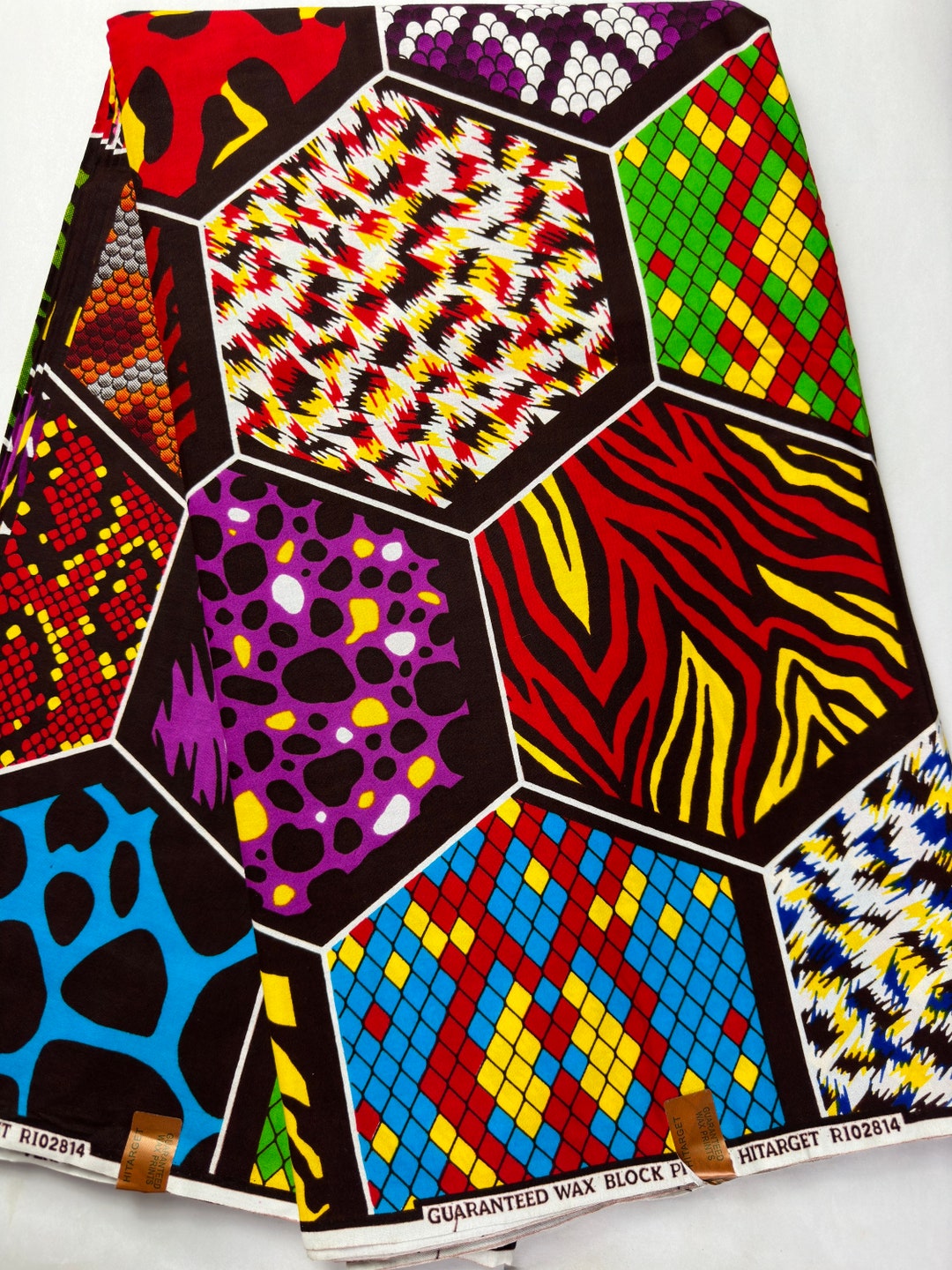 African Fabric - Ankara - Yellow African Print Fabric - Craft African ...