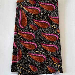 African Fabric - Ankara - Pink African Print Fabric - African Clothing ...
