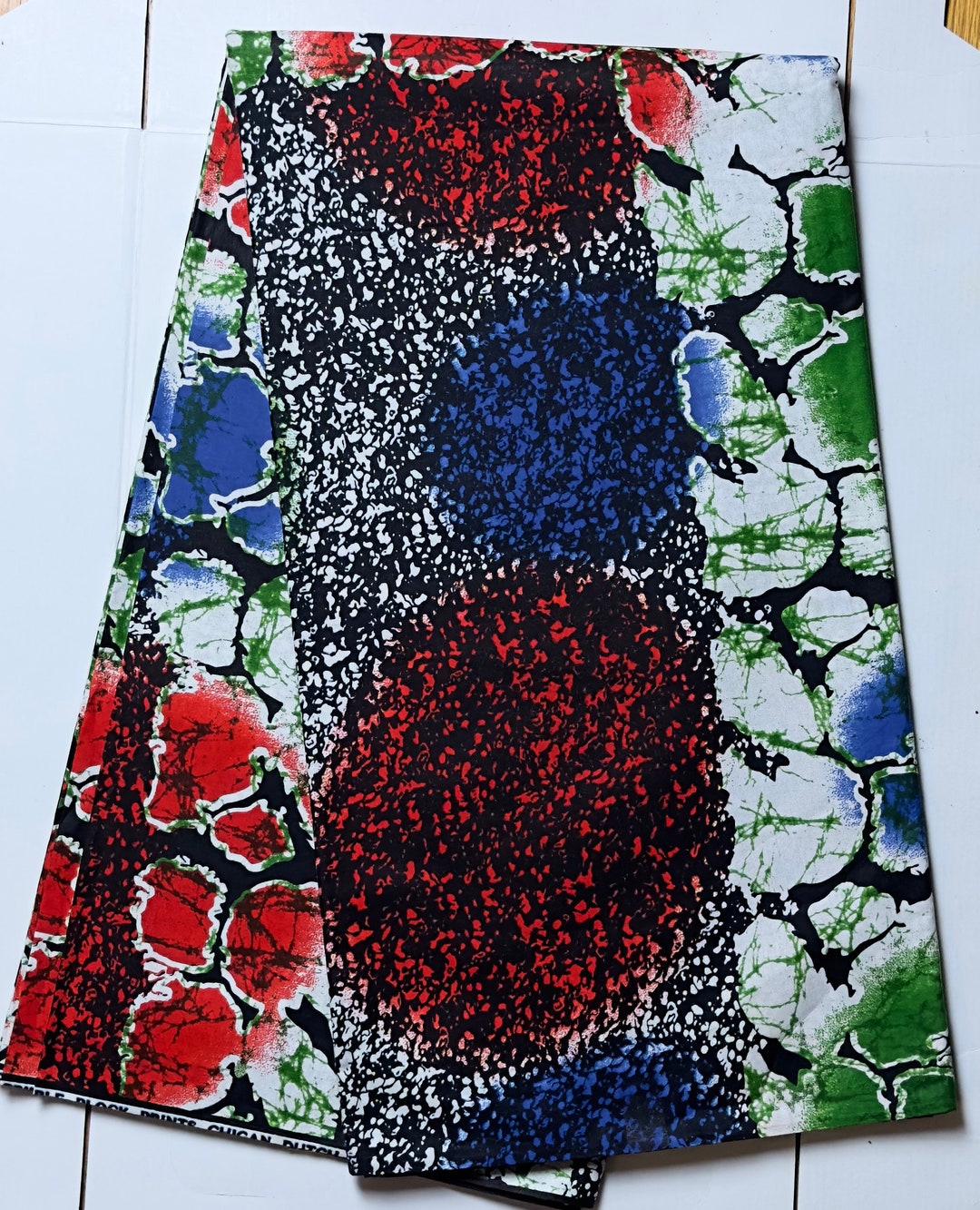 African Fabric - Ankara - African Print Fabric - Red African Clothing ...