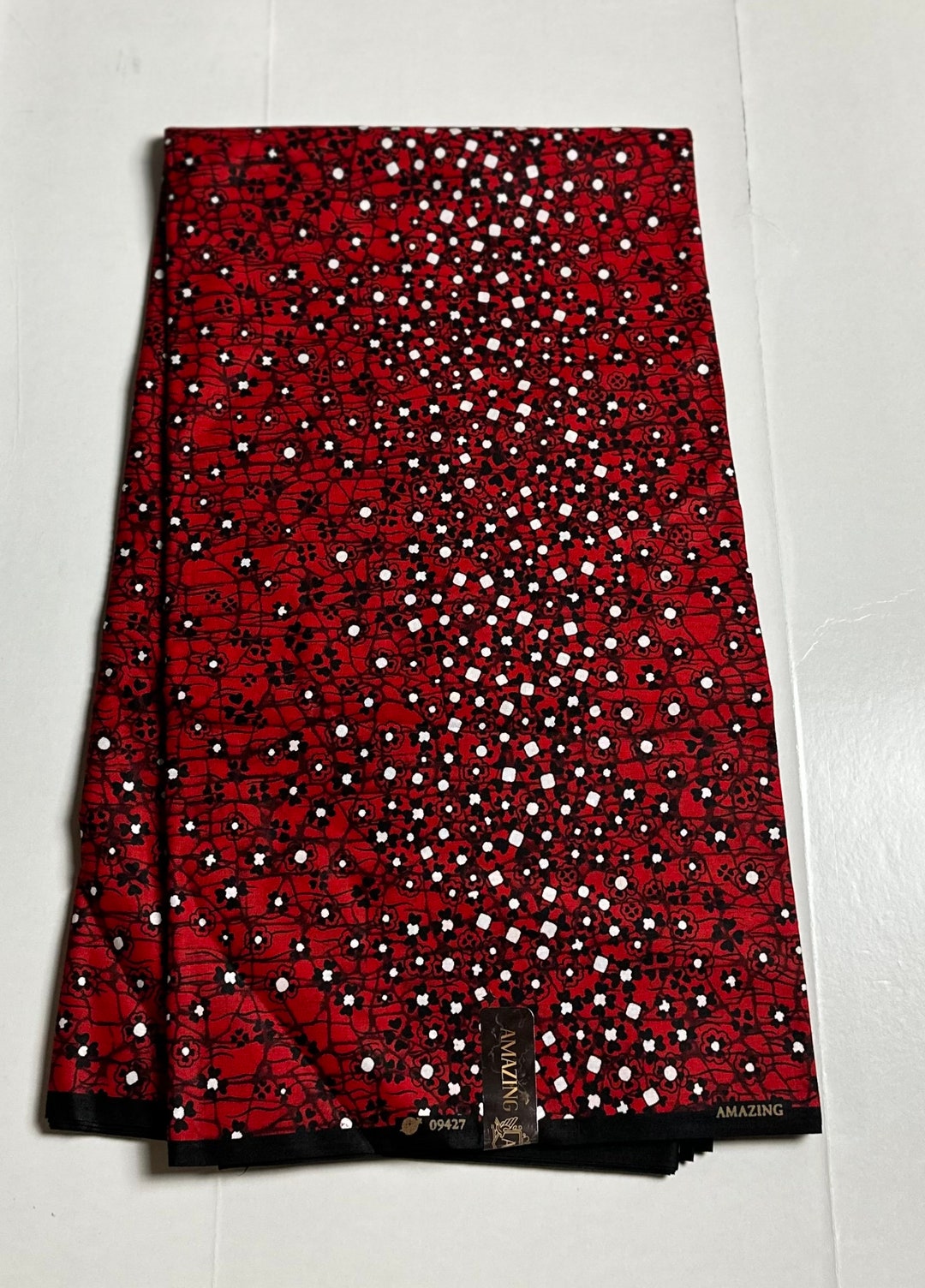 African Print Fabric, Ankara - Red Fabric - Etsy
