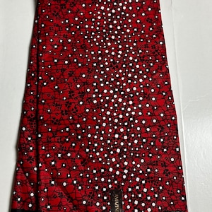 African Print Fabric, Ankara - Red Fabric - Etsy