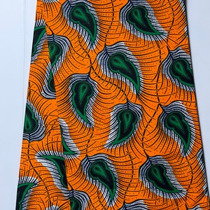 African Fabric blue Ankara Green African Print Fabric Yellow African ...