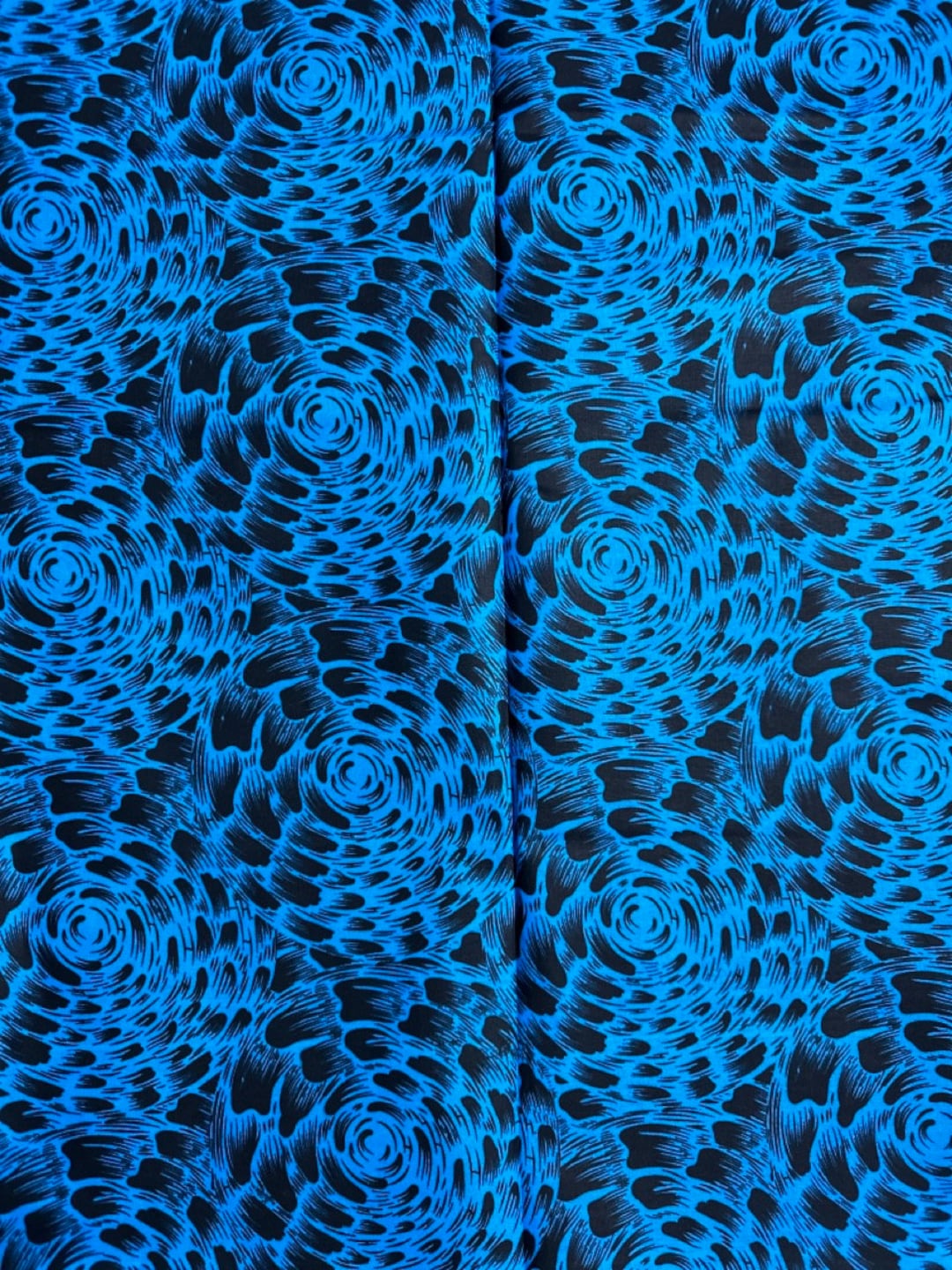 African Print Fabric, Ankara - Blue Fabric - Etsy
