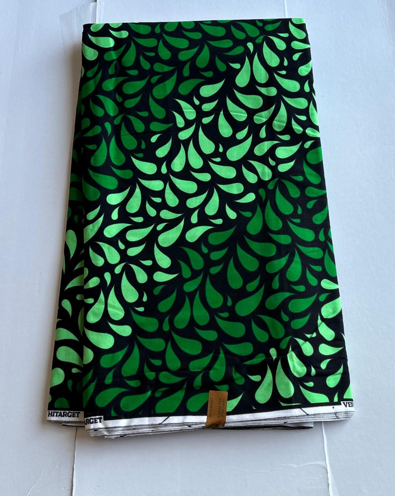 African Print Fabric, Ankara Fabric - Green Fabric - Etsy