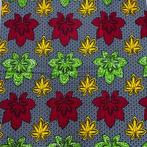 African Fabric - Blue Ankara - African Print Fabric - Ankara Print ...