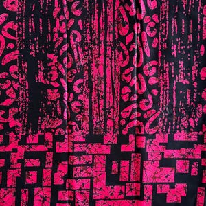 African Print Fabric, Ankara - Pink Fabric - Etsy