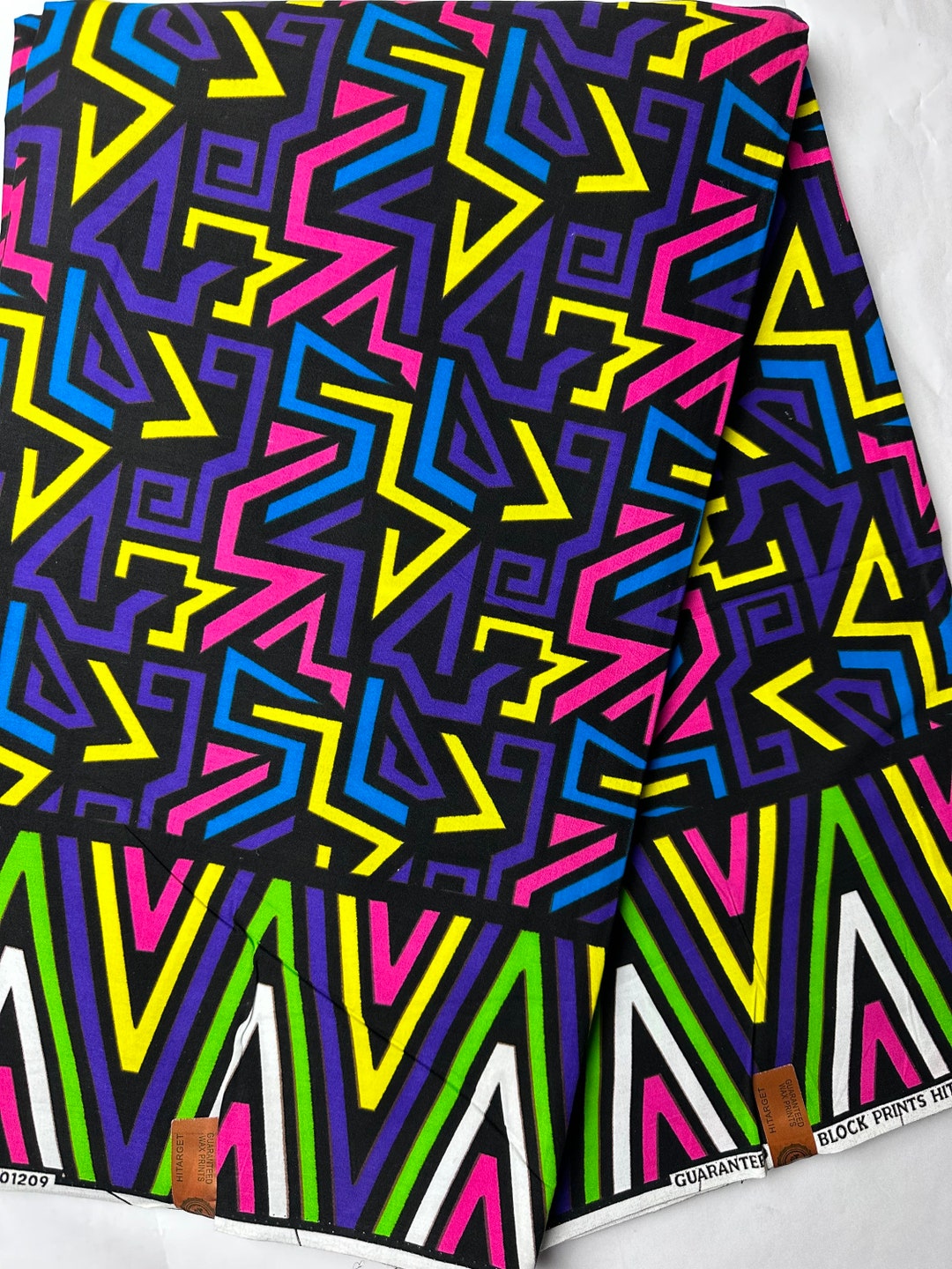 African Fabric - Purple Ankara - African Clothing - Craft African ...