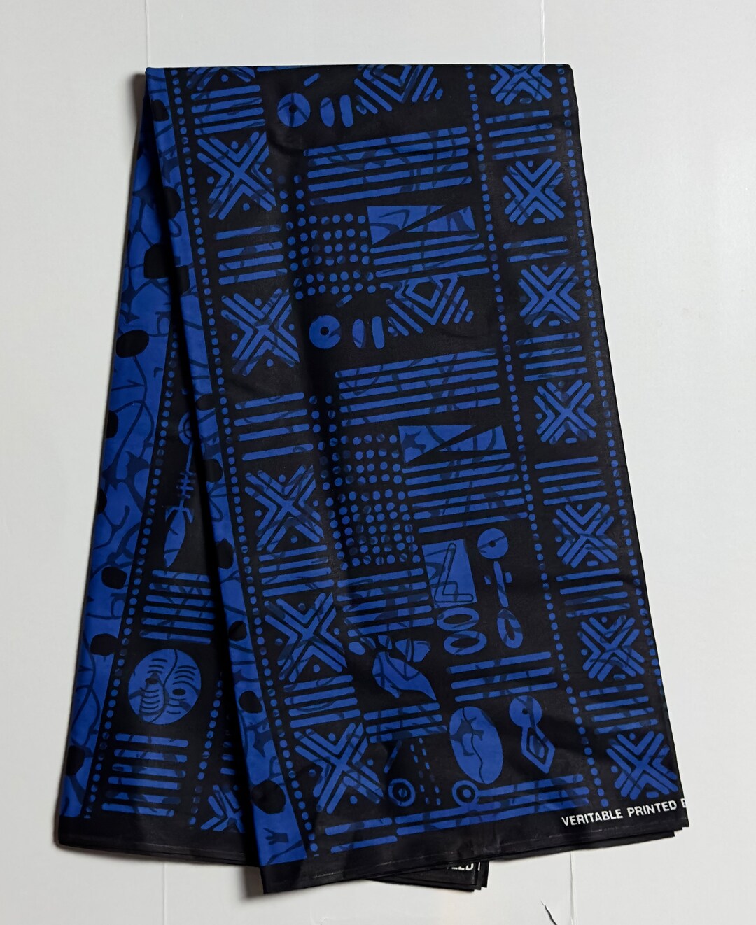African Print Fabric, Ankara - Blue Fabric - Etsy