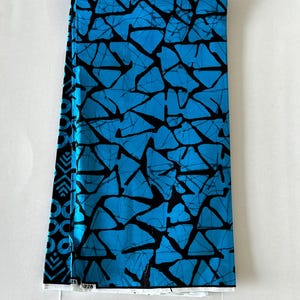 African Print Fabric, Ankara - Blue Fabric - Etsy