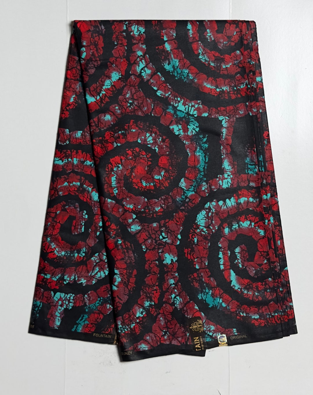 African Print Fabric, Ankara - Red Fabric - Etsy