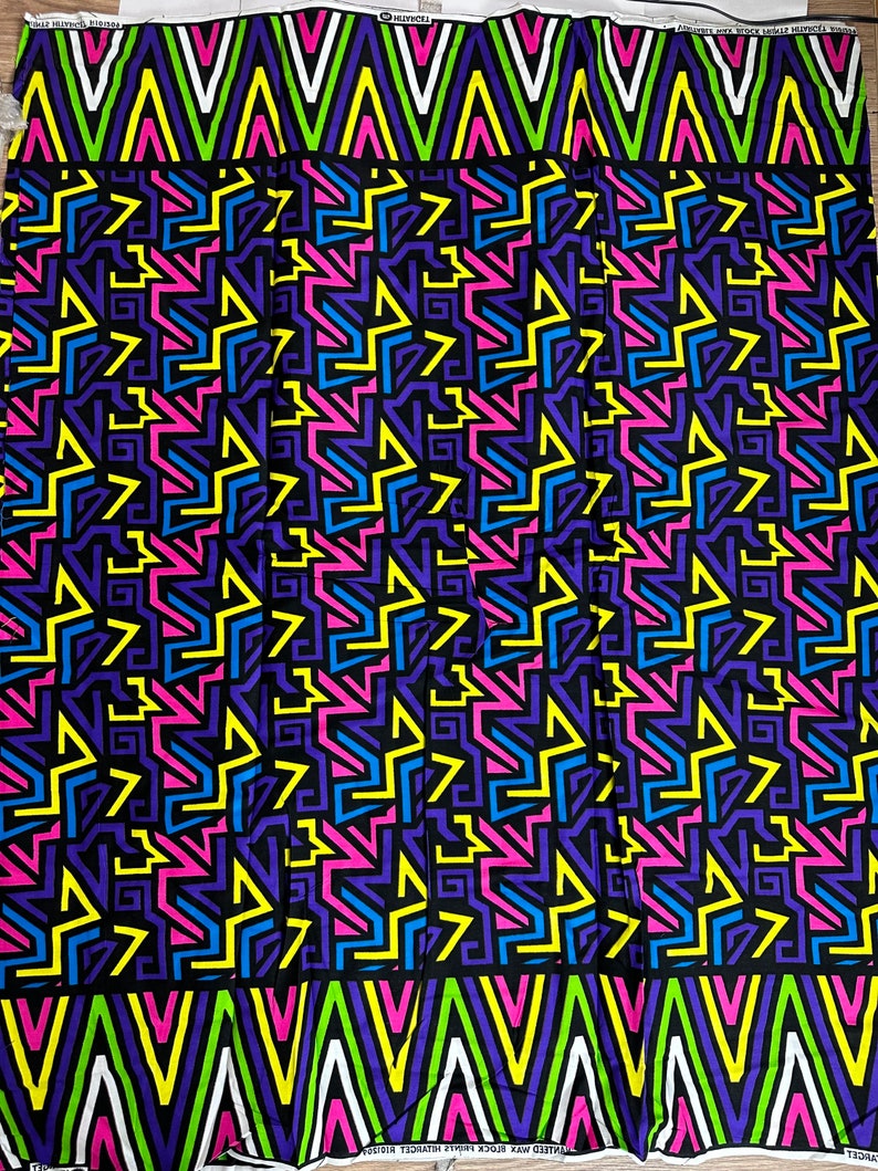 African Fabric - Purple Ankara - African Clothing - Craft African ...