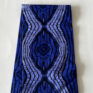 African Print Fabric, Ankara - Blue Fabric - Etsy