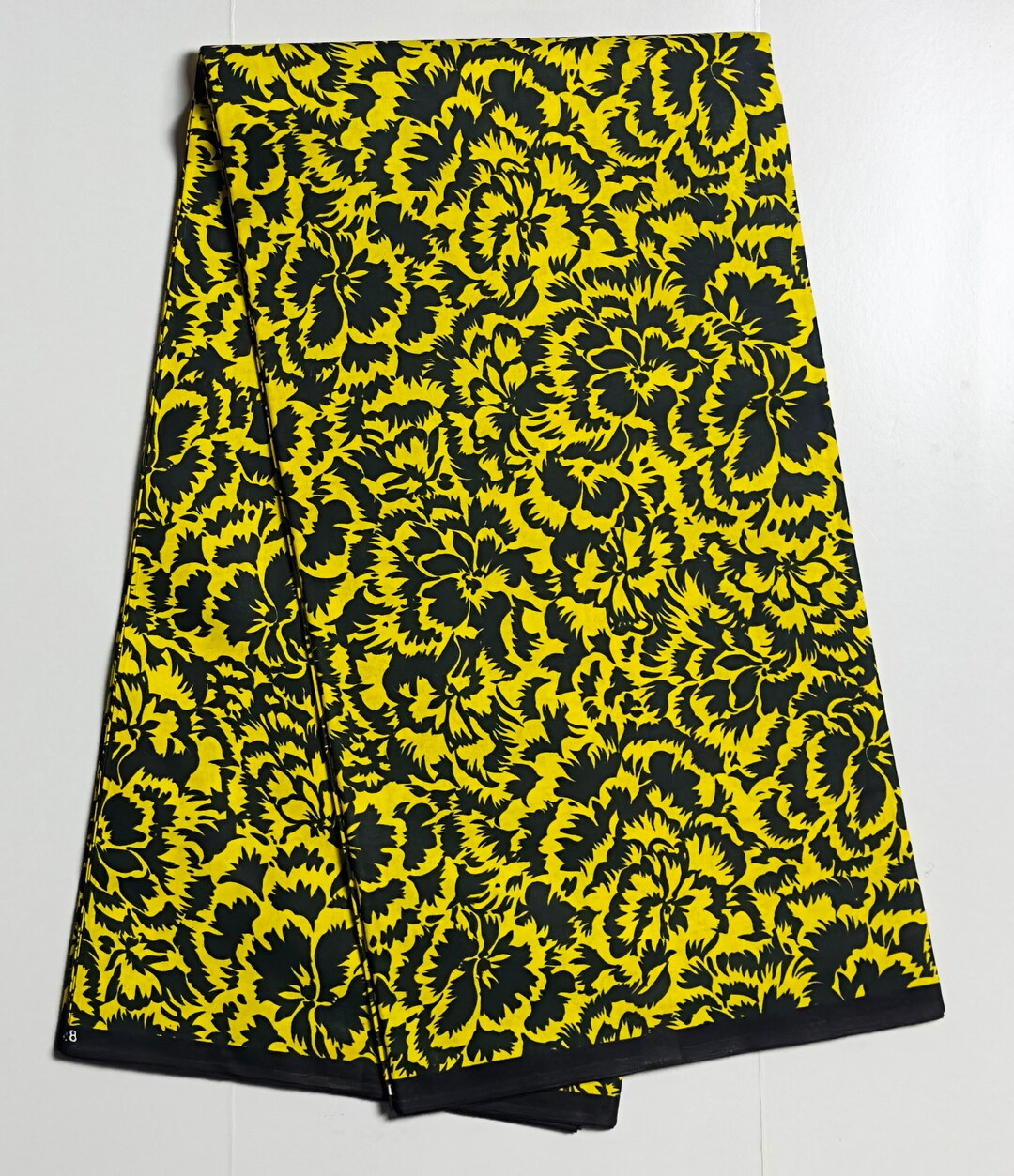 African Print Fabric, Ankara - Yellow Fabric - Etsy