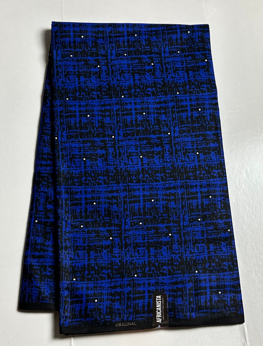 African Print Fabric, Ankara - Blue Fabric - Etsy