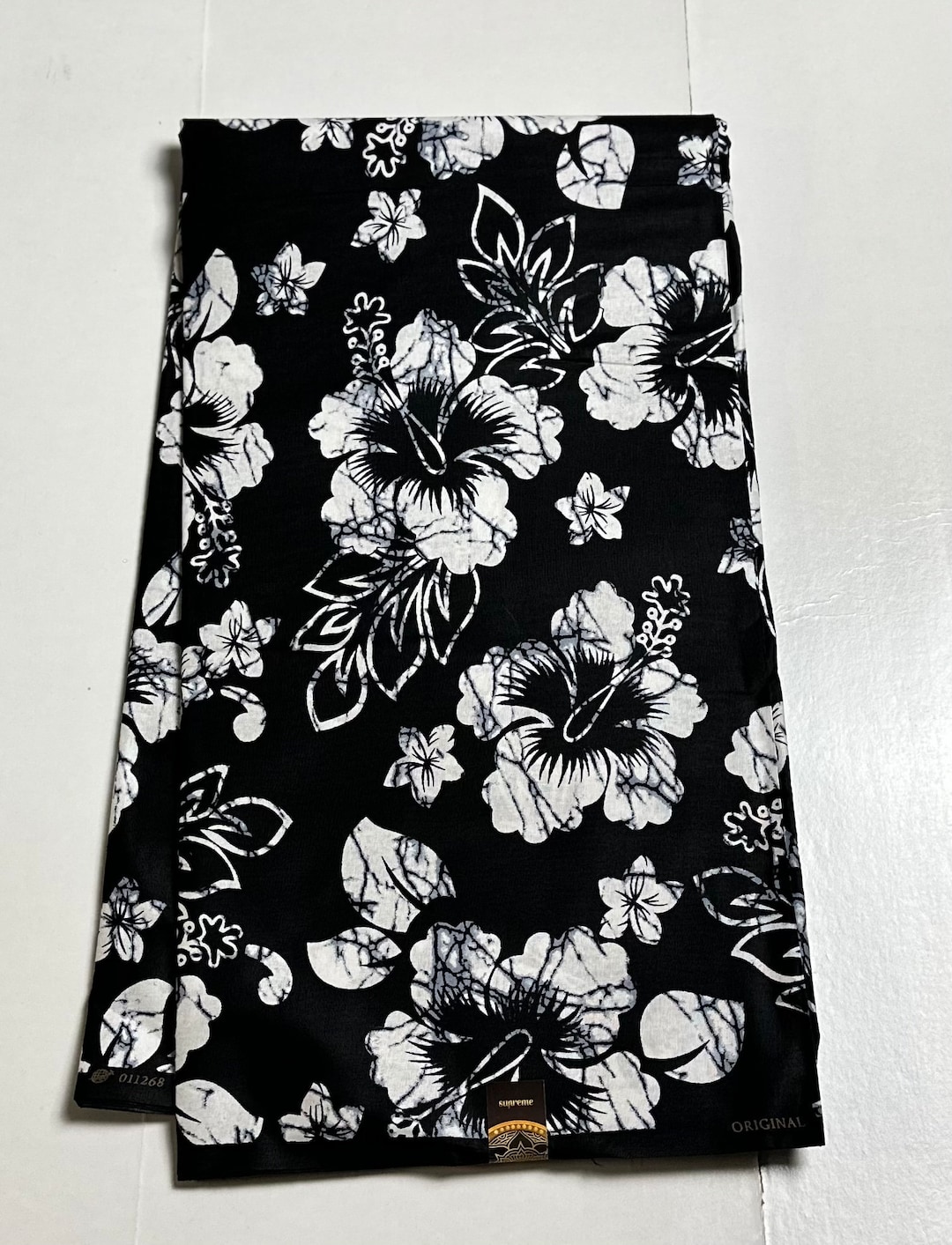 African Print Fabric, Ankara - Black, White Fabric - Etsy