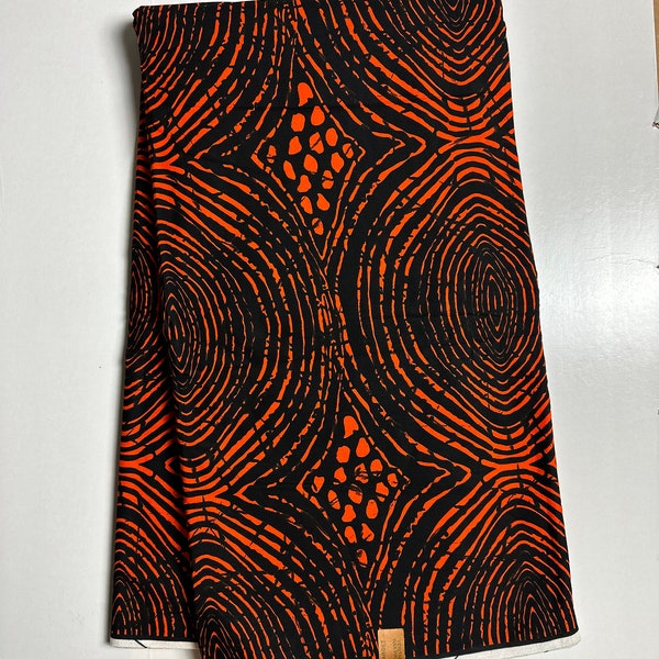 Orange African Print - Etsy