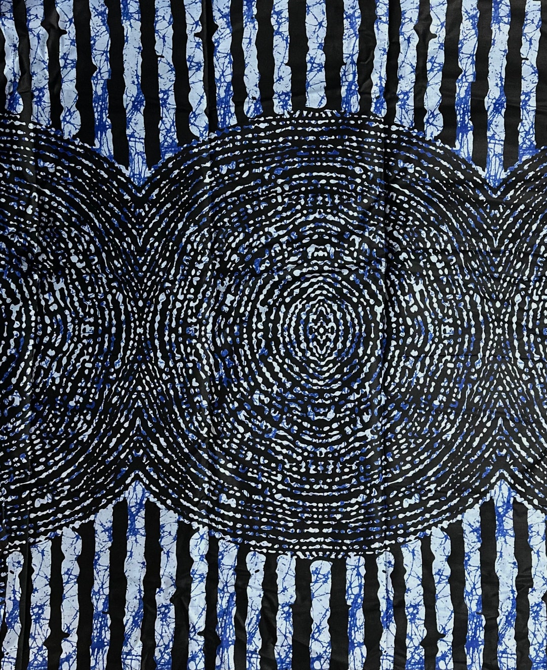 African Print Fabric, Ankara - Blue Fabric - Etsy