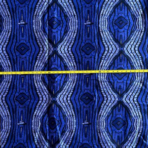 African Print Fabric, Ankara - Blue Fabric - Etsy