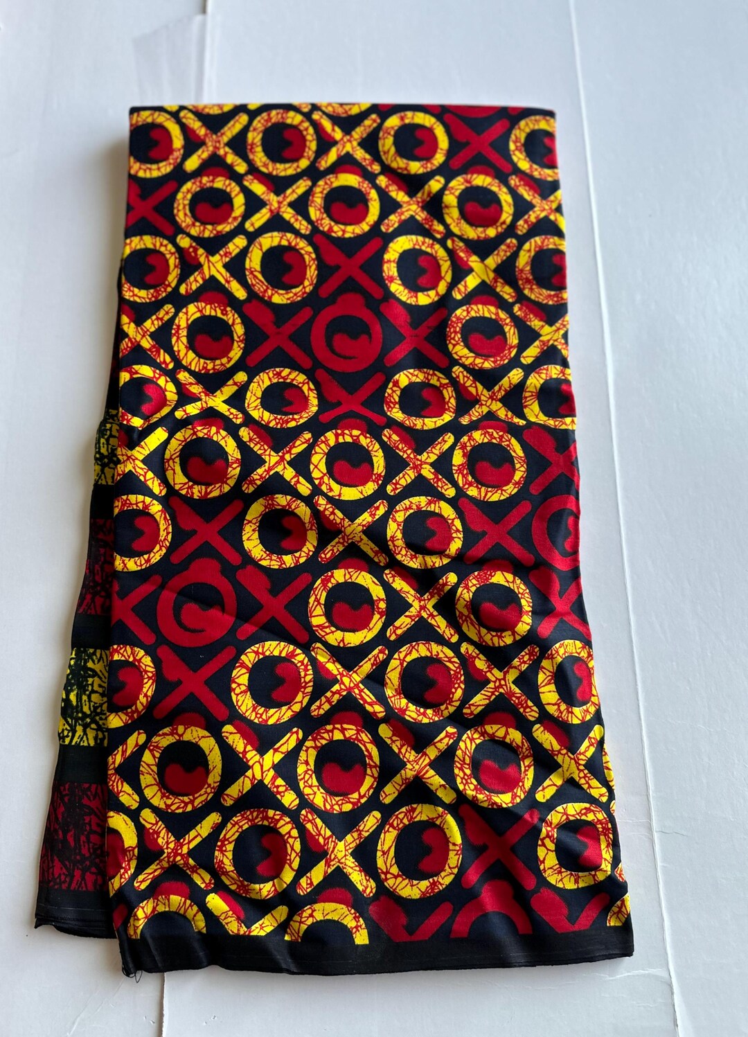 African Print Fabric, Ankara Fabric - Red, Orange, Yellow Fabric - Etsy