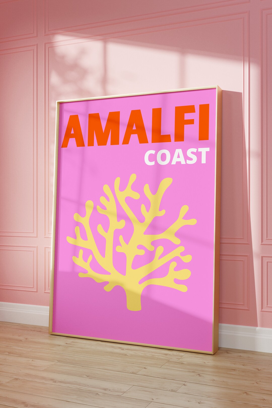 Amalfi Coast Art Digital Download Preppy Wall Art Dorm Wall Art College ...