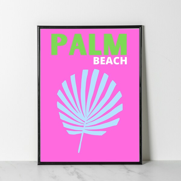 Preppy Palm Beach Room Decor - Etsy