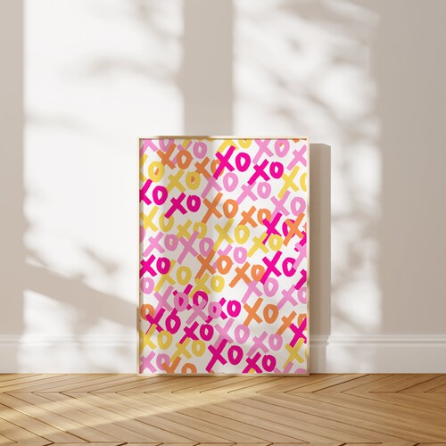 Preppy Heart digital Download Preppy Wall Art Preppy College - Etsy