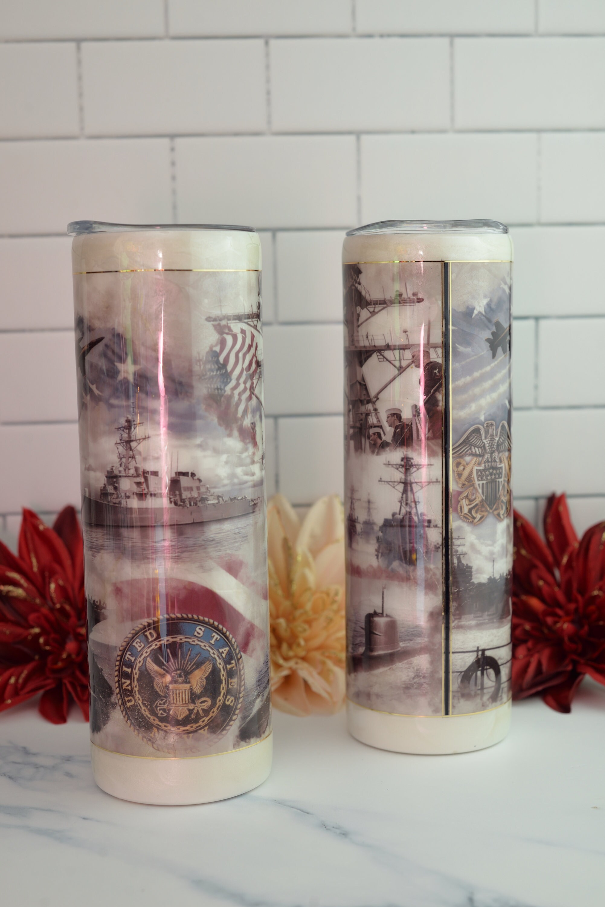 US Navy Proud 30 Oz Epoxy Tumbler, Military, Personalized, Navy Parent ...