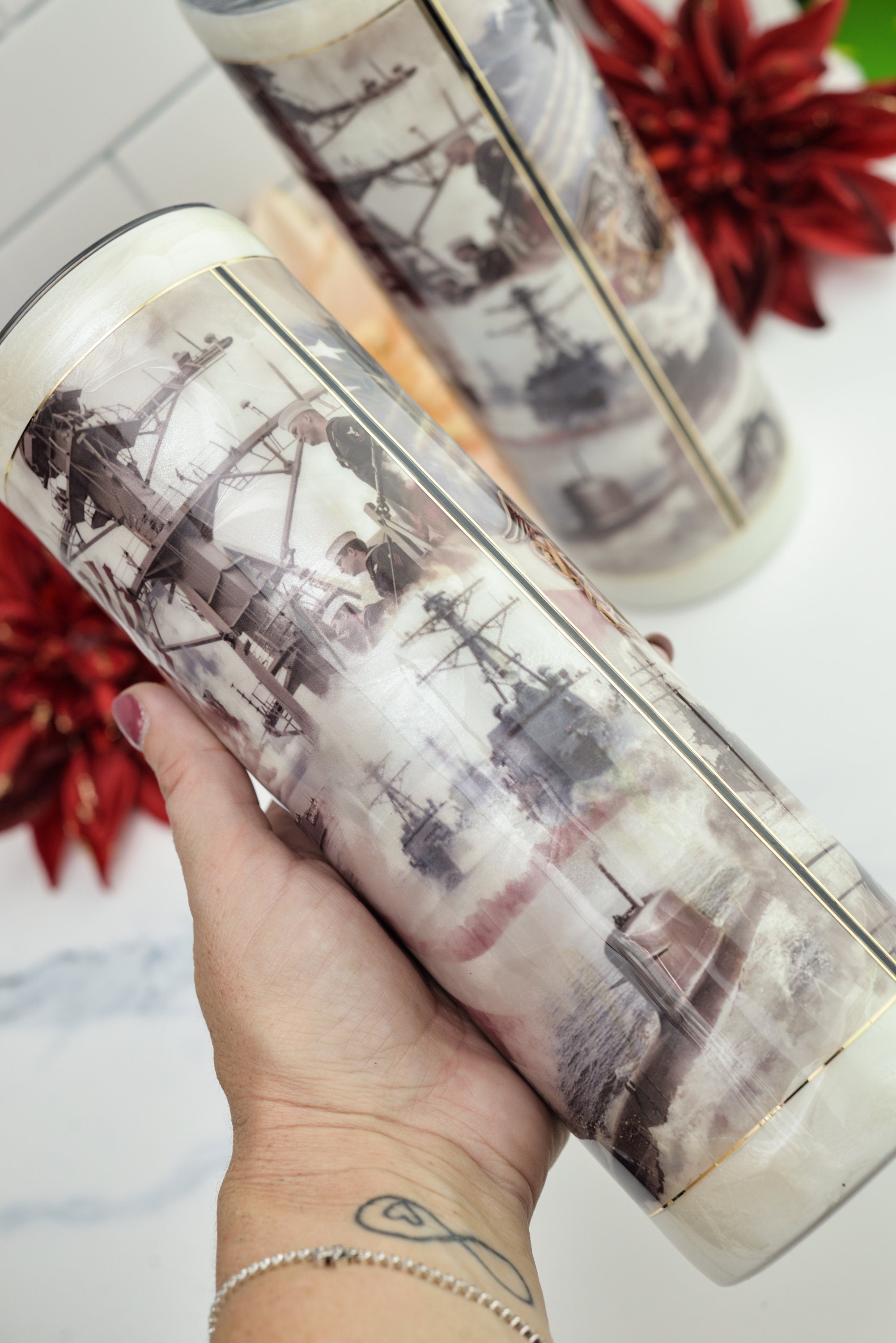 US Navy Proud 30 Oz Epoxy Tumbler, Military, Personalized, Navy Parent ...
